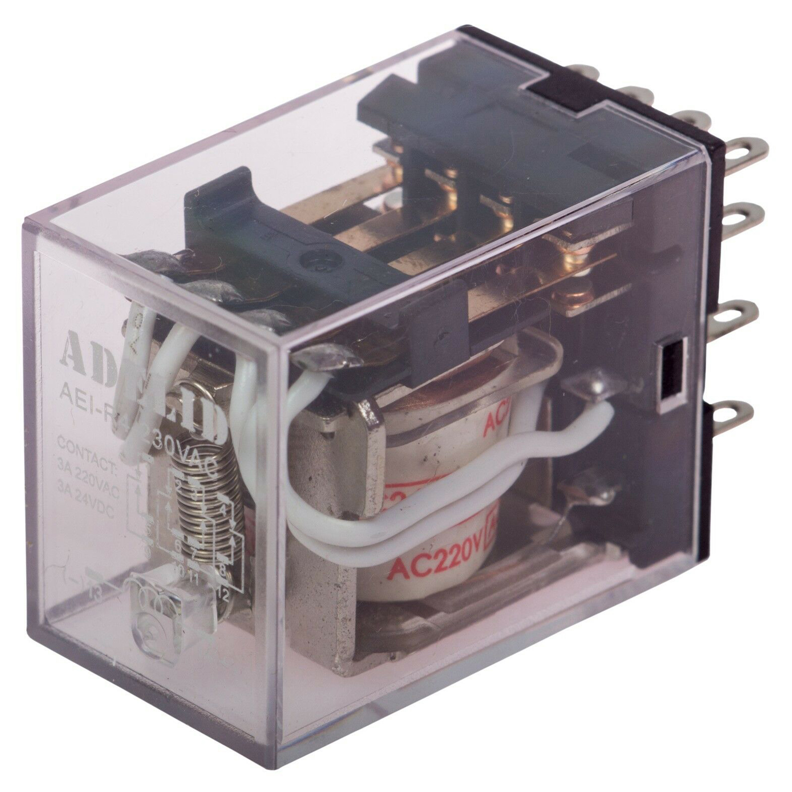 Relay Miniature Relay Finder 230V AC 5A 4 CO 14 Pins | Kayoo International