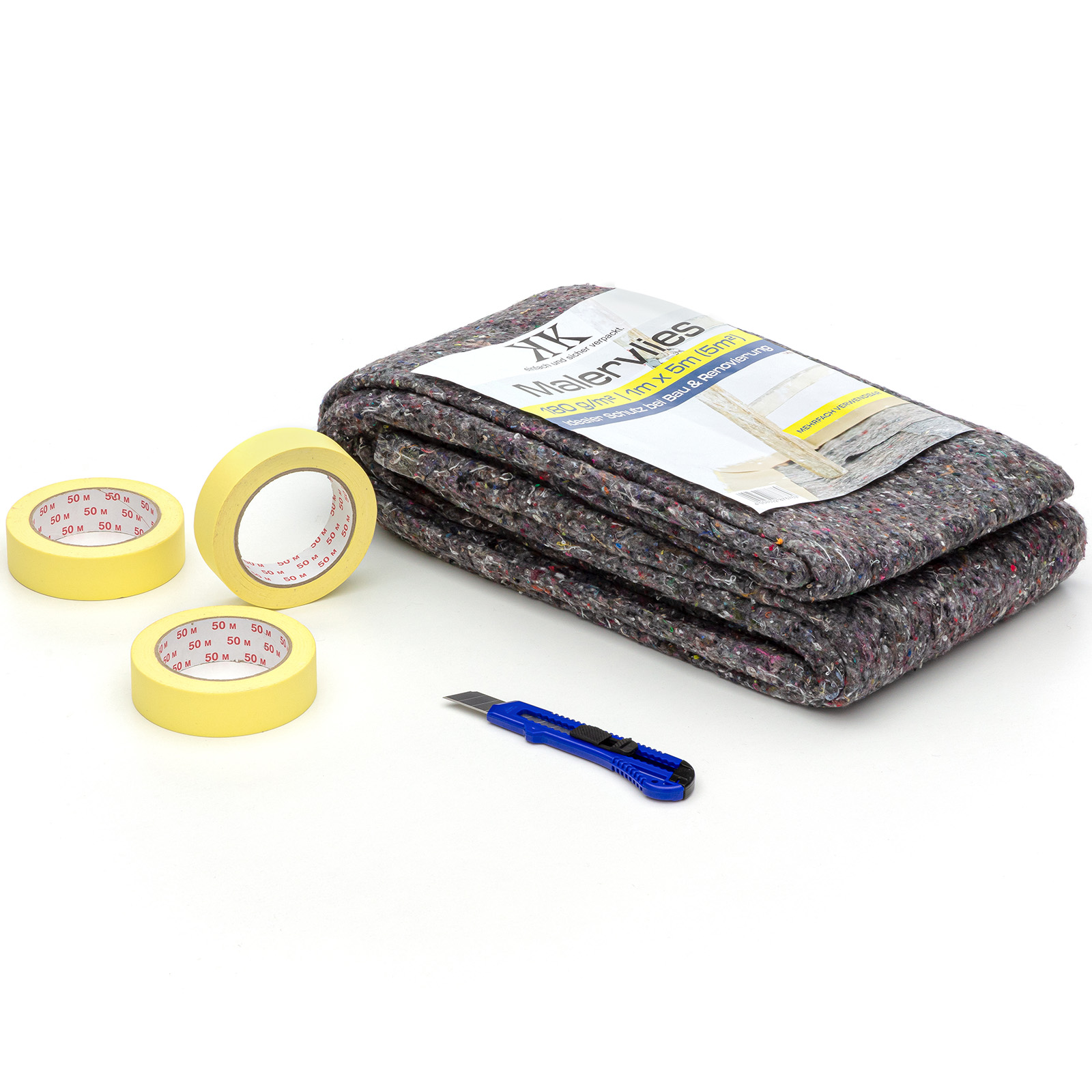 Achetez kit non-tissé de peintre 5m de ruban de crêpage cutter | Kayoo ...