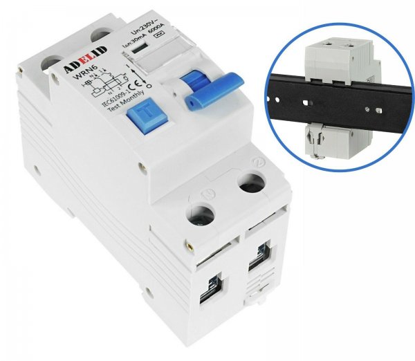 FI/LS switch combination RCBO 2-pole 30mA C16A | Kayoo International