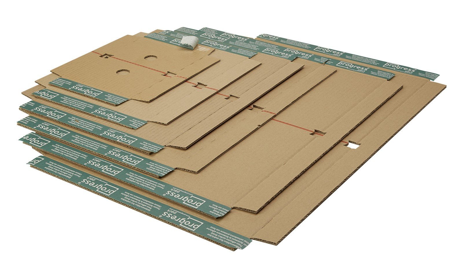Interlining 390 x 290 mm | Cardboard boxes with adhesive seal ...