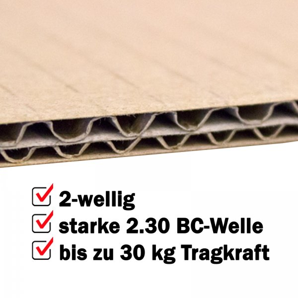 Shipping carton 1200 x 600 x 600 mm, 2.30 BC shaft, stable | KAYOO.eu ...