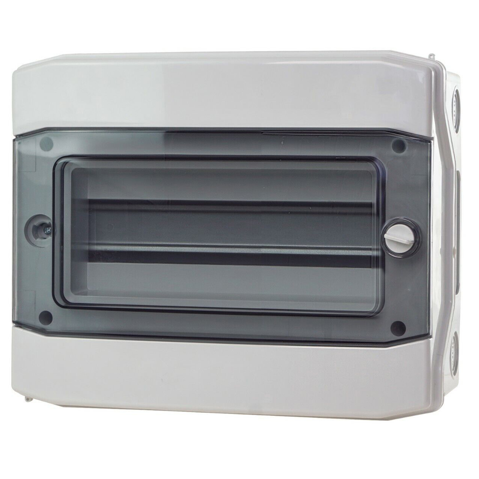 Fuse box small distribution board 12 modules 1-row IP65 surface-mounted ...