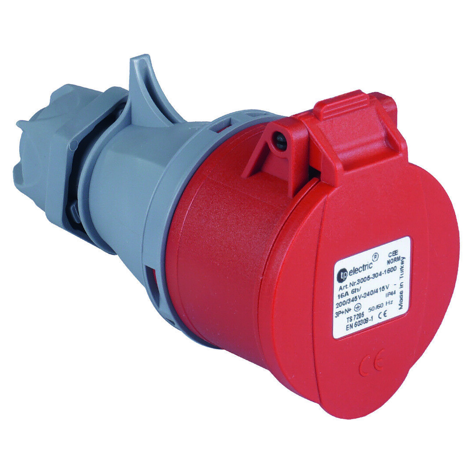 CEE coupling protective cap 32A 5-pole 3P+N+PE 345V to 415V IP44 ...