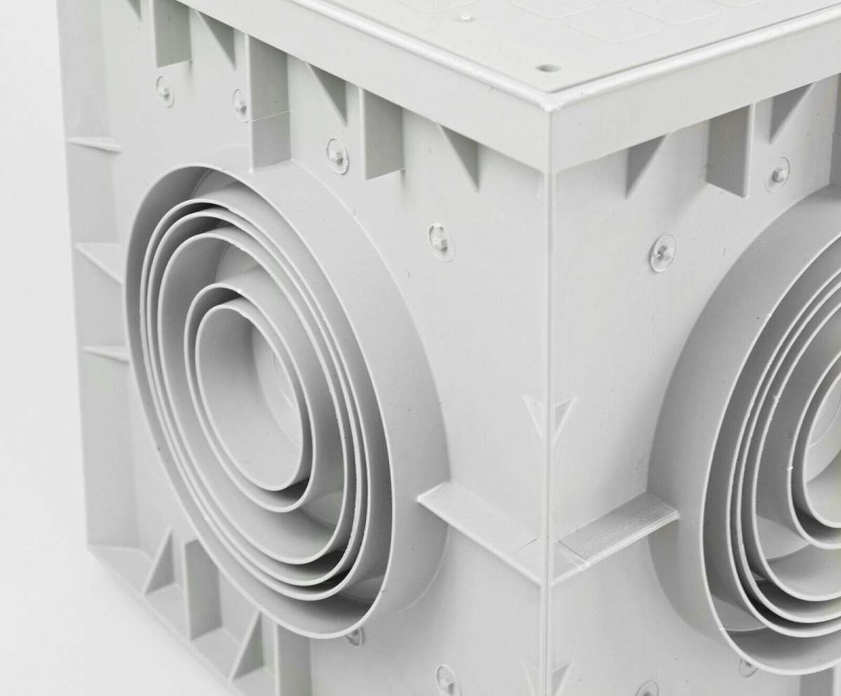 Revisionsschacht Kontrollschacht 550x550x500mm Deckel