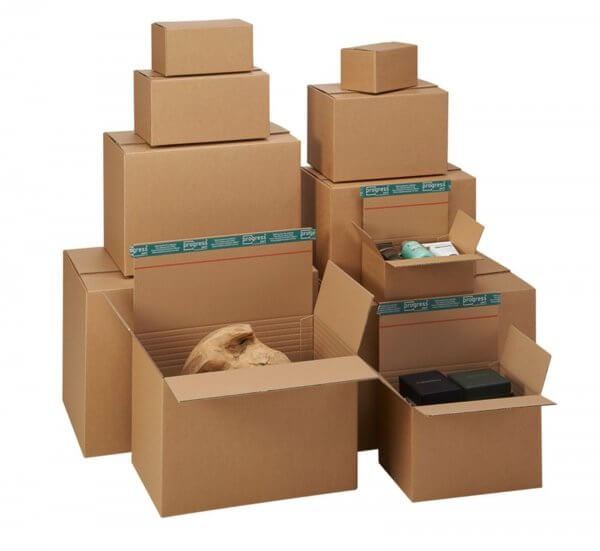 Premium system shipping transport carton 590 x 390 x 400 - 265 mm ...