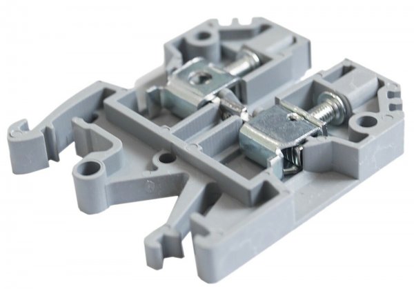 Feed-through terminal screw connection 2 connections 2.5 mm², grey ...