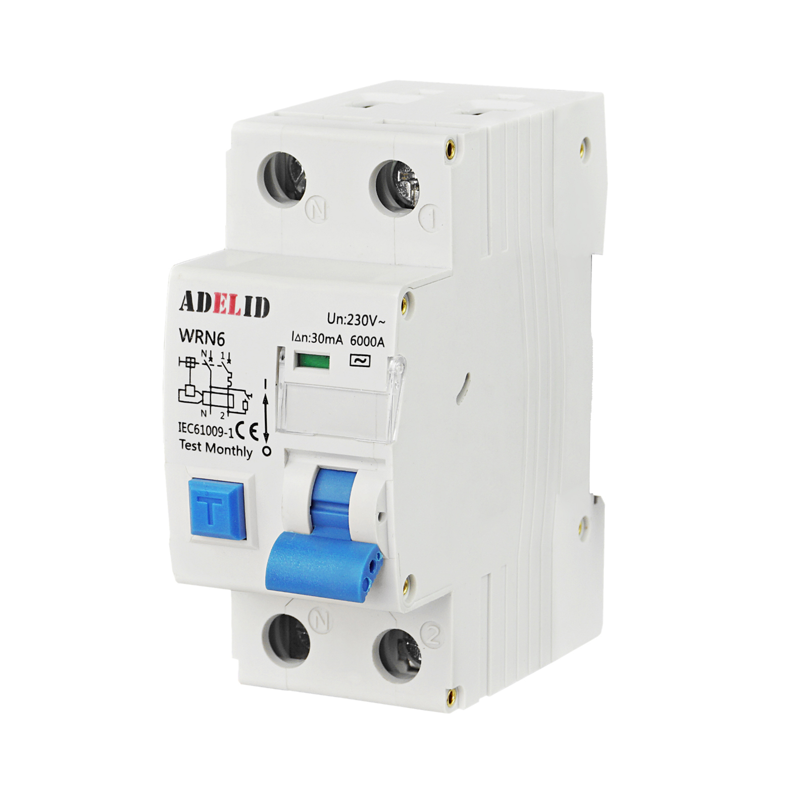 FI/LS switch combination RCBO 2-pole 30mA B10A | Kayoo International